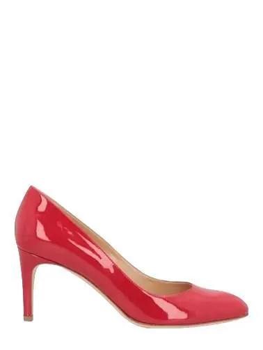 SERGIO ROSSI Leather Pumps - Red