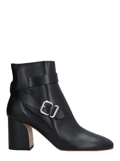 TOD'S Leather Ankle Boots - Black