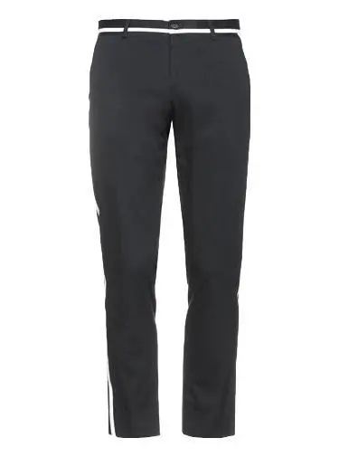 Dolce & Gabbana Twill Pants With Side Stripe - Black