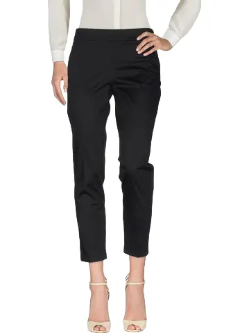 SEVENTY VENEZIA Cropped Tapered Pants - Black