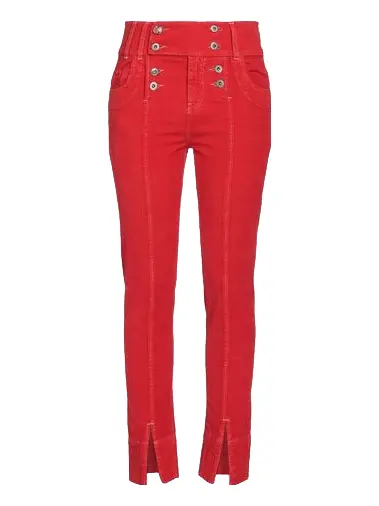 ELISA CAVALETTI BY DANIELA DALLAVALLE Skinny Corduroy Pants - Red