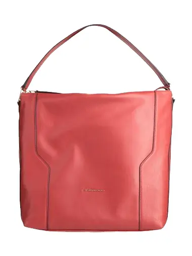 PIQUADRO Leather Shoulder Bag - Red