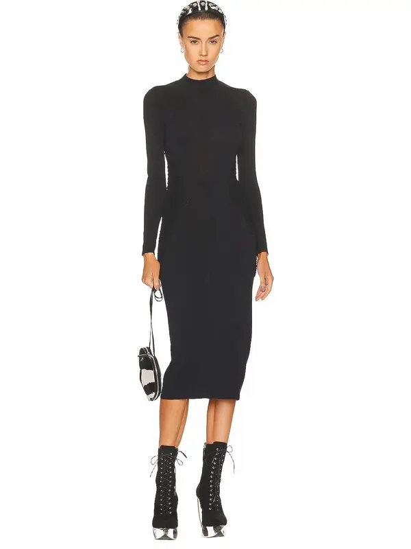 Alaïa Maxi Dress - Noir