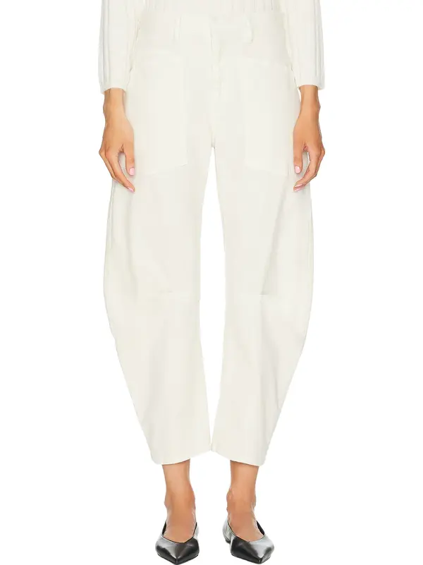NILI LOTAN Shon Barrel Pant - Stone