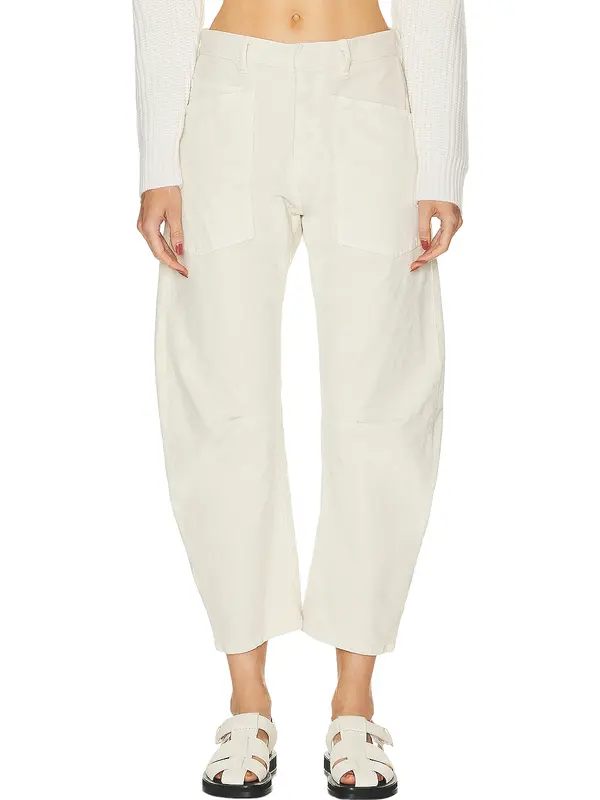 NILI LOTAN Shon Barrel Pant - Winter White