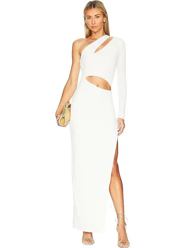 NOT YOURS TO KEEP Michelle Maxi Dress - Ivory