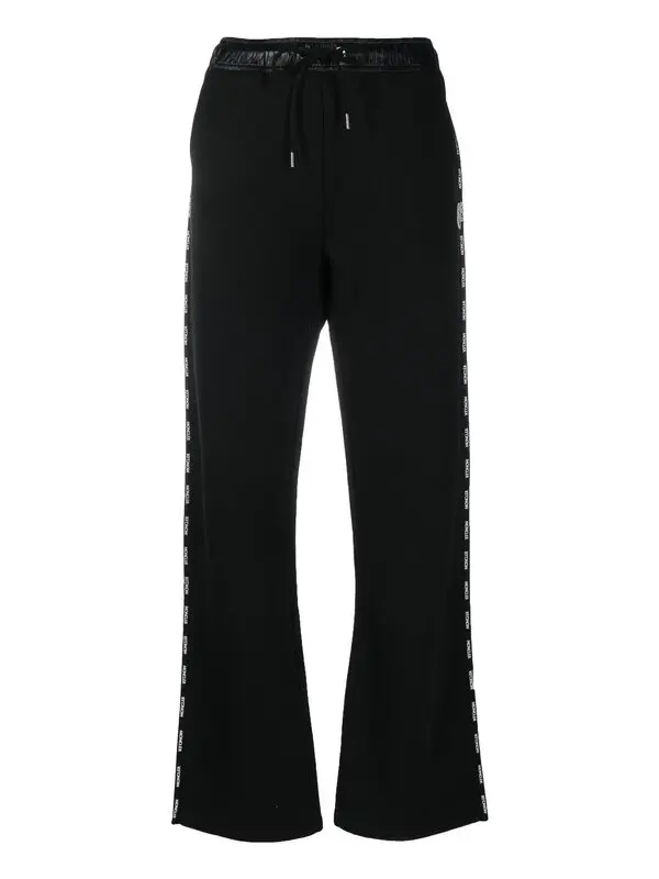 Moncler Logo Tape Track Pants - Black
