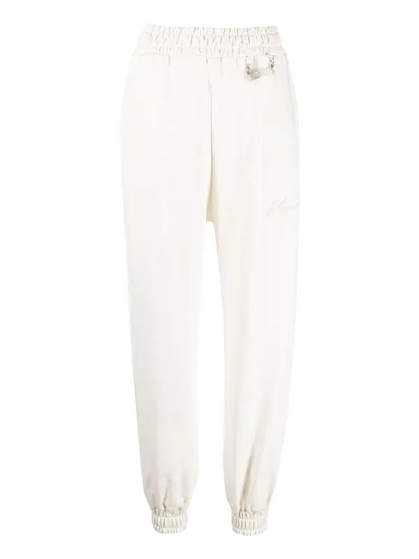 Philipp Plein Elasticated Track Pants - White