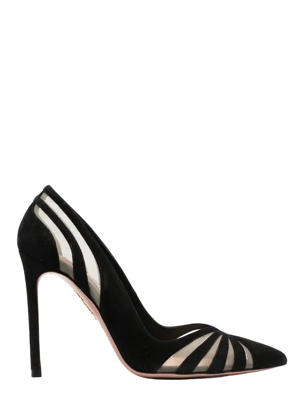 AQUAZZURA The Spy 105mm Pumps - Black