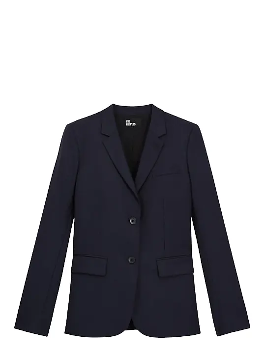 The Kooples Single-breasted Wool Blazer - Nav01
