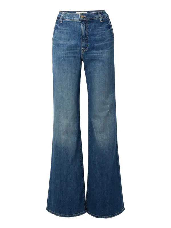 NILI LOTAN Anna High-rise Straight-leg Jeans - Blue