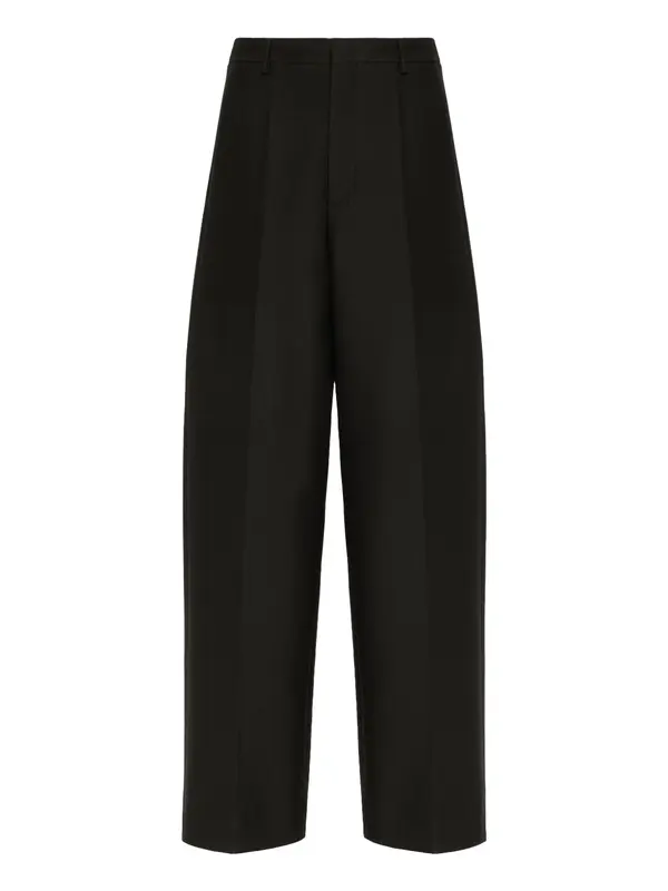Valentino Garavani Crepe Couture Tailored Trousers - Black