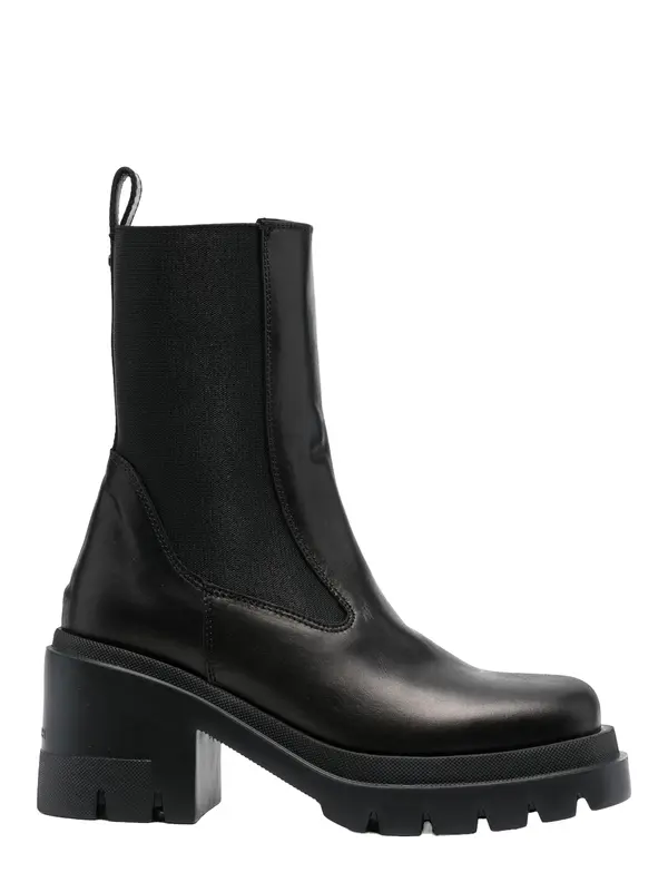 Woolrich Square-toe Ankle Boots - Black