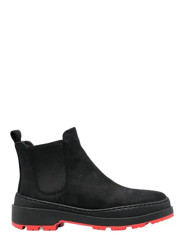 Camper Contrast-sole Ankle Boots - Black