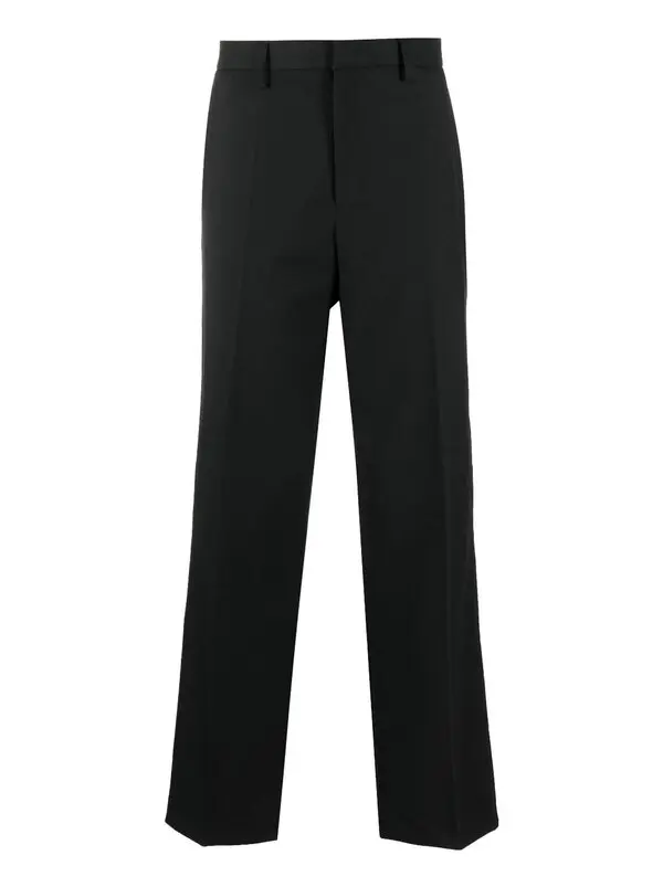 MISBHV Mid-rise Straight-leg Trousers - Black