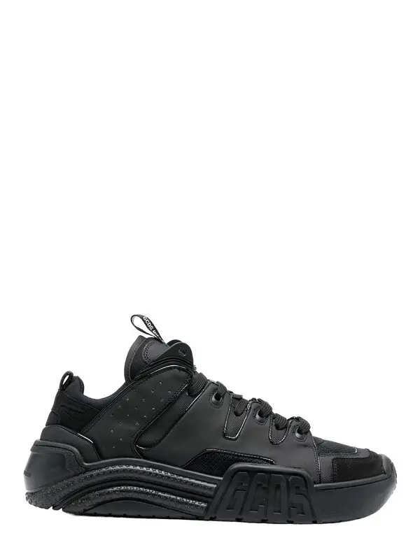 Gcds Low-top Lace-up Sneakers - Black