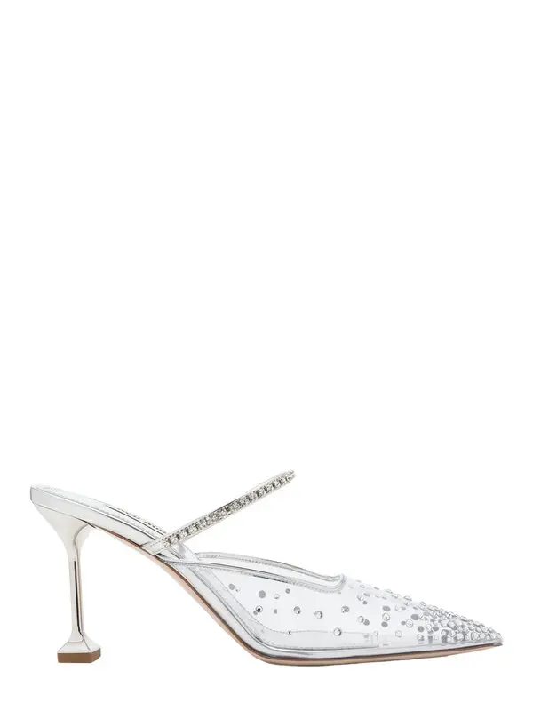 Miu Miu Ciabatte Pvc Pumps - Silver