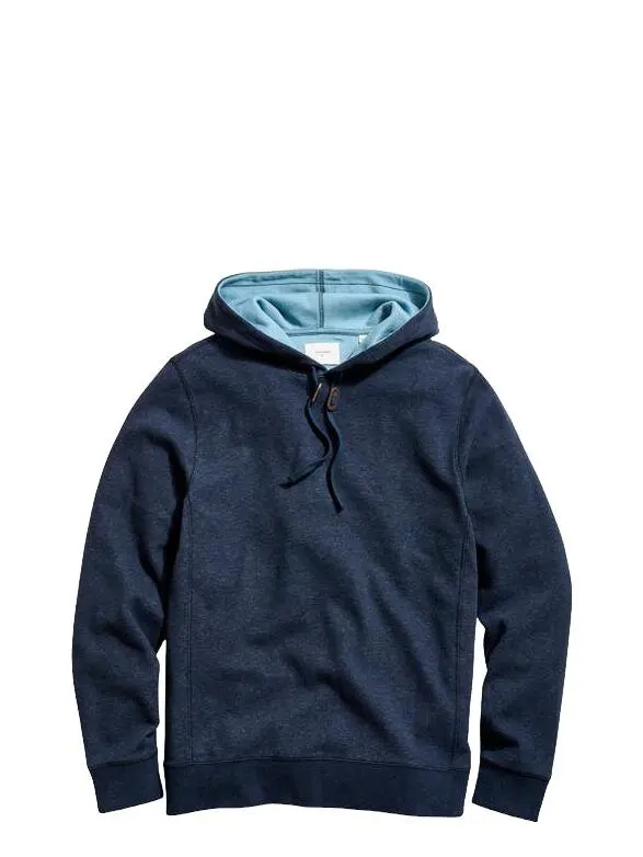 Billy Reid Cotton Blend Hoodie - Carbon Blue