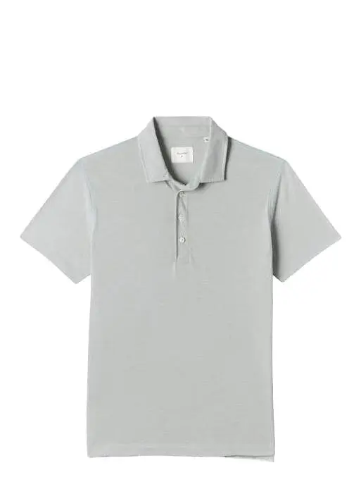 Billy Reid Pensacola Organic Cotton Polo - Light Blue