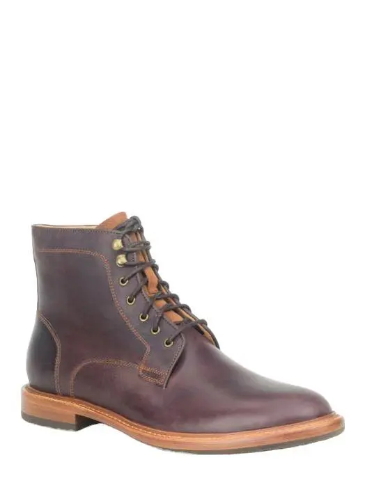 WARFIELD & GRAND Ruckson Leather Lace-up Boot - Dk Brown