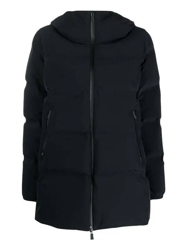 Herno Hooded Padded Coat - Blue