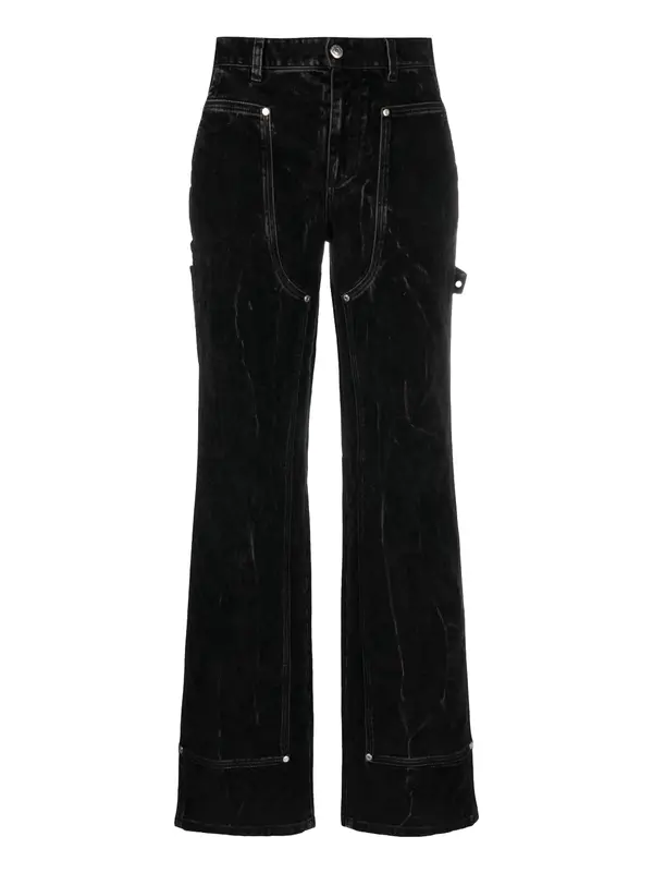 Stella McCartney Straight-leg Denim Jeans - Black