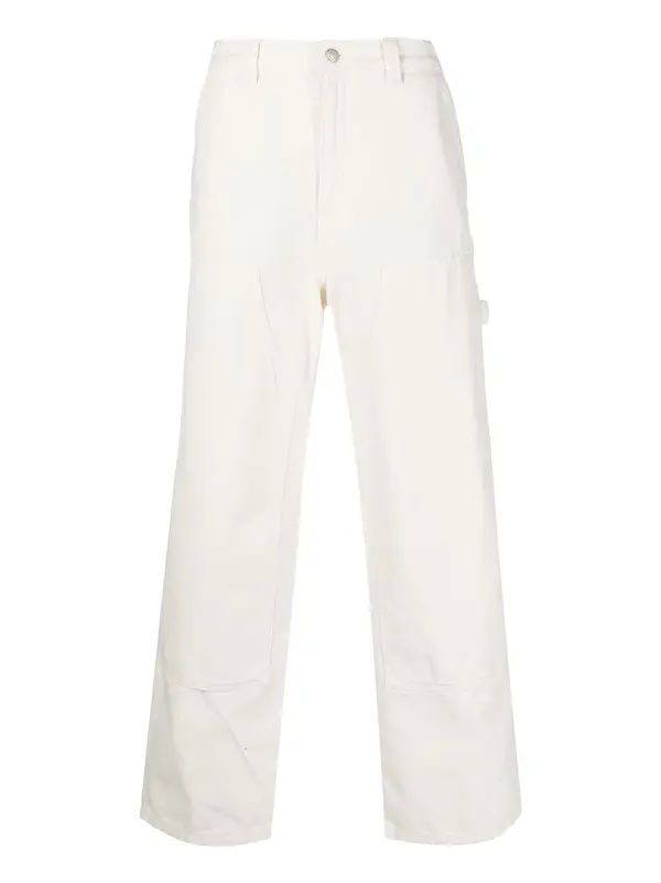StÜssy Work Cotton Trousers - Neutrals
