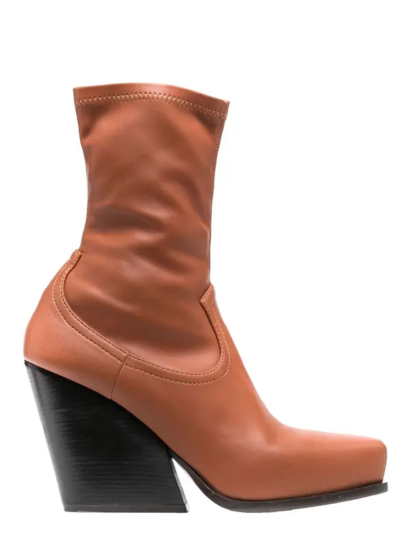 Stella McCartney Cowboy Ankle Boots - Brown