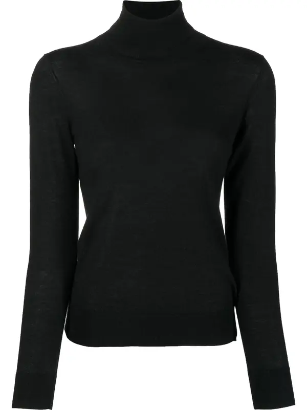 N.peal Cashmere Roll-neck Jumper - Black