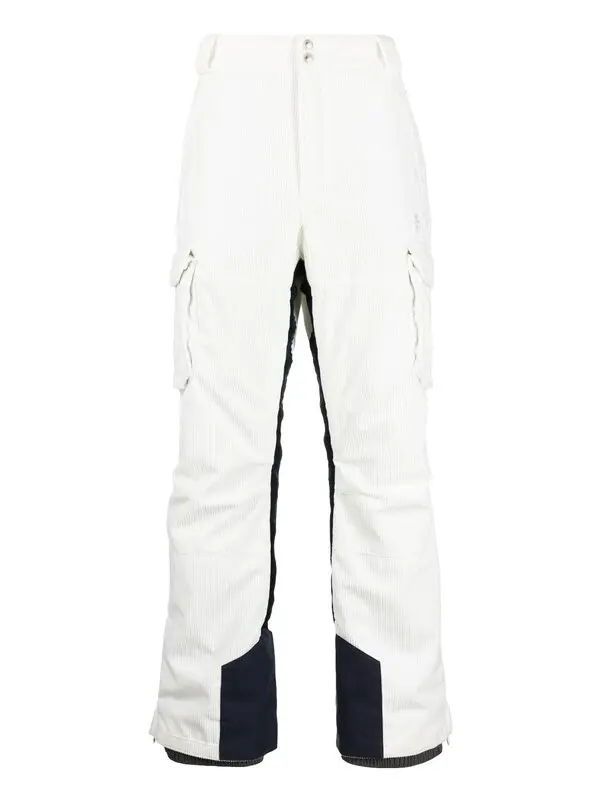 Brunello Cucinelli Corduroy Cargo Trousers - White