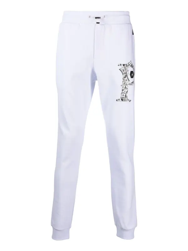 Philipp Plein Logo-plaque Track Pants - White