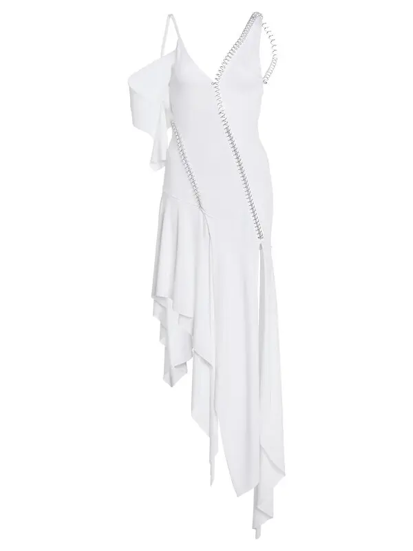 Coperni Spiral Dress - White