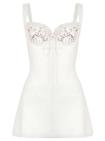 House Of Cb Adriana Mini Dress - Ivory
