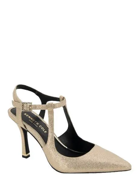 KENNETH COLE Romi Slingback Pump - Light Gold