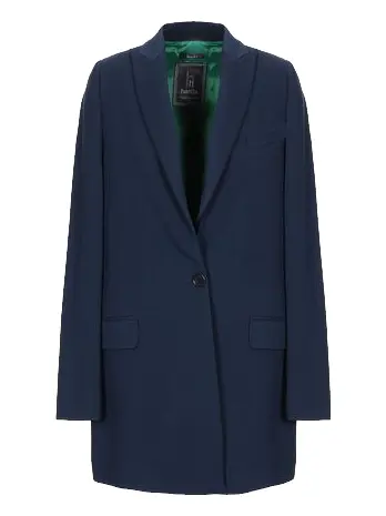 HANITA Single-breasted Coat - Blue