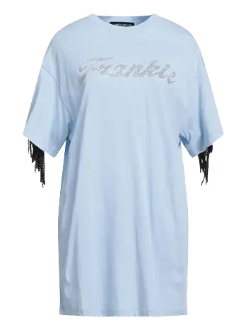 FRANKIE MORELLO Printed Cotton T-shirt - Blue