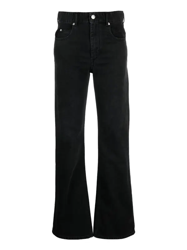 MARANT ETOILE Belvira Bootcut Jeans - Black