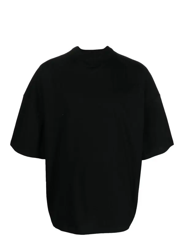 JIL SANDER Short-sleeved Cotton T-shirt - Black