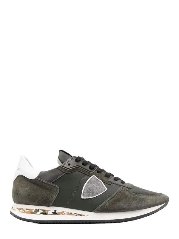 Philippe Model Trpx Camouflage-print Sneakers - Green
