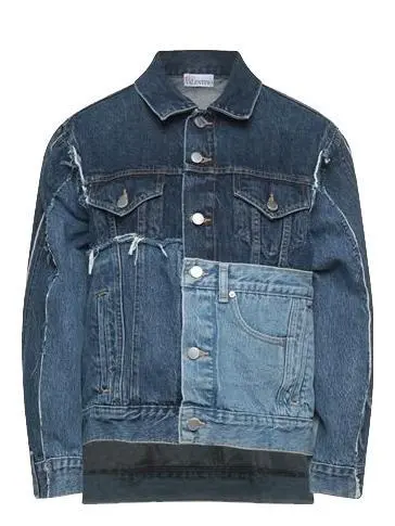 Red Valentino Denim Trucker Jacket - Blue