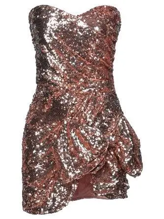 Elisabetta Franchi Mini Sequin Dress - Orange