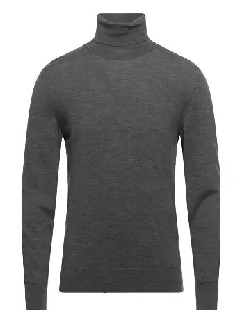 Dolce & Gabbana Turtleneck Virgin Wool Sweater - Grey