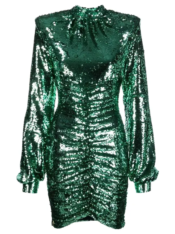 Philipp Plein Sequin-embellished Dress - Green