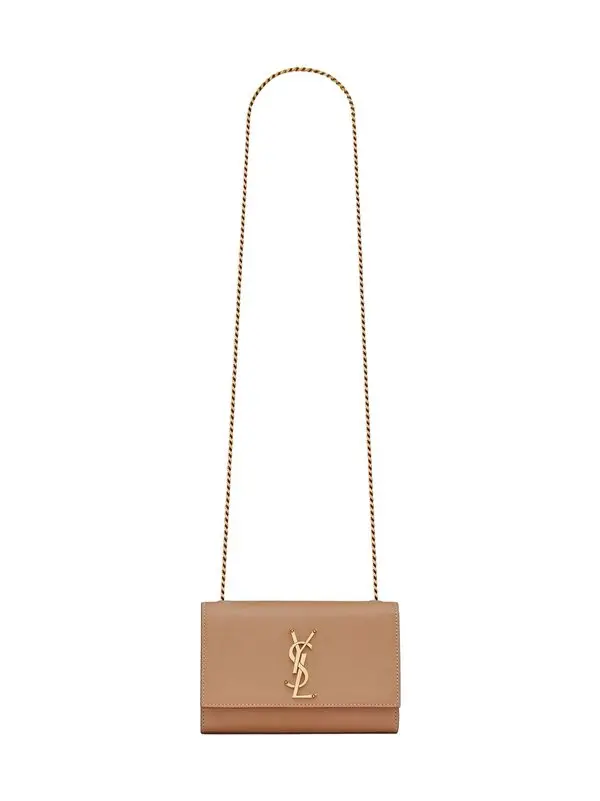 Saint Laurent Small Kate Shoulder Bag - Brown