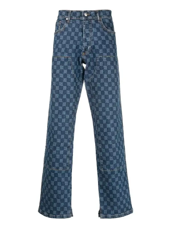 MISBHV Monogram Carpenter Jeans - Blue