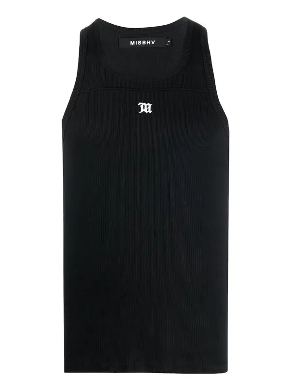 MISBHV Appliqué Logo Tank Top - Black