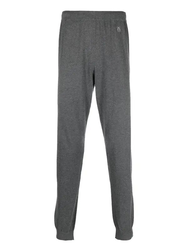 Corneliani Jersey-knit Track Pants - Grey
