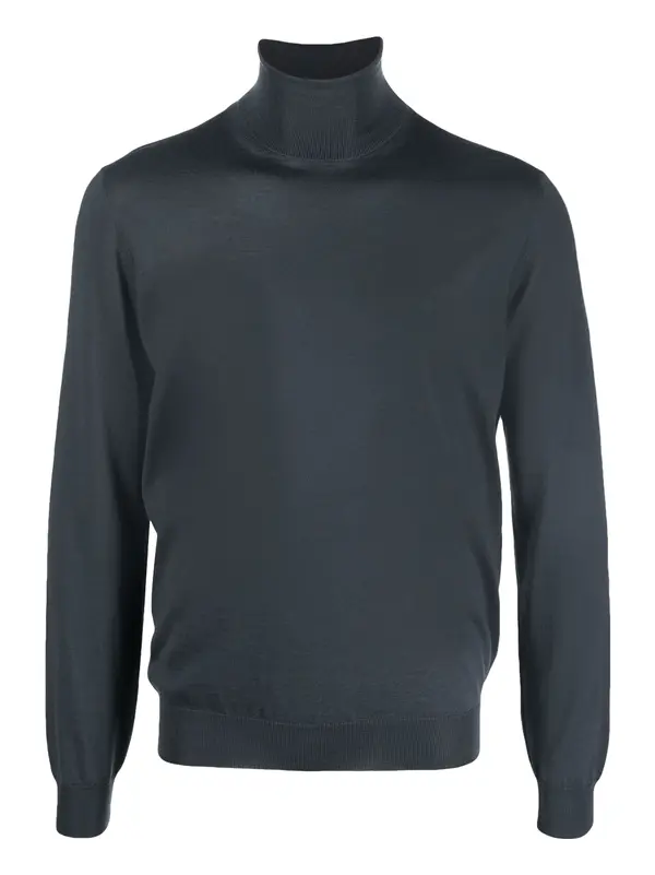 DELL'OGLIO Fine-knit Jumper - Grey