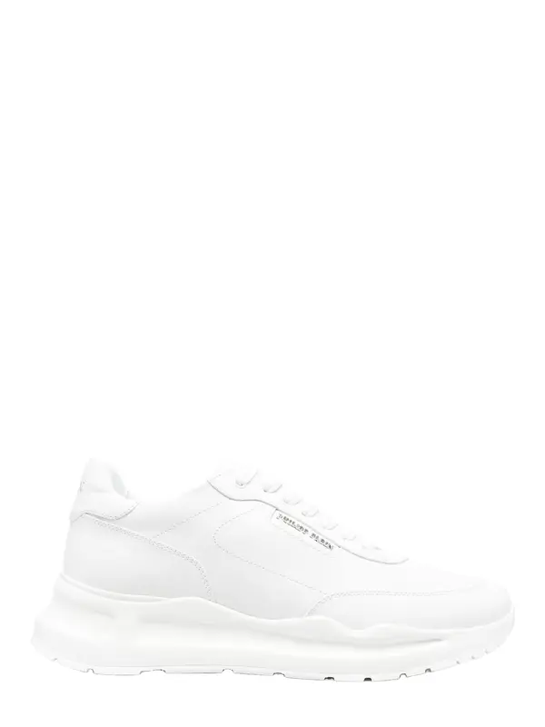 Philipp Plein Runner Leather Low-top Sneakers - White