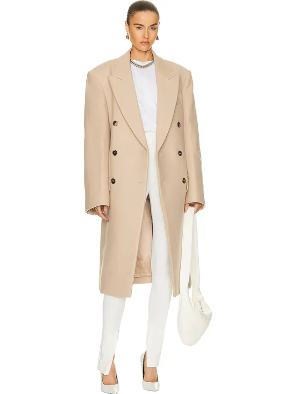 Wardrobe.NYC X Hailey Bieber Hb Coat - Beige